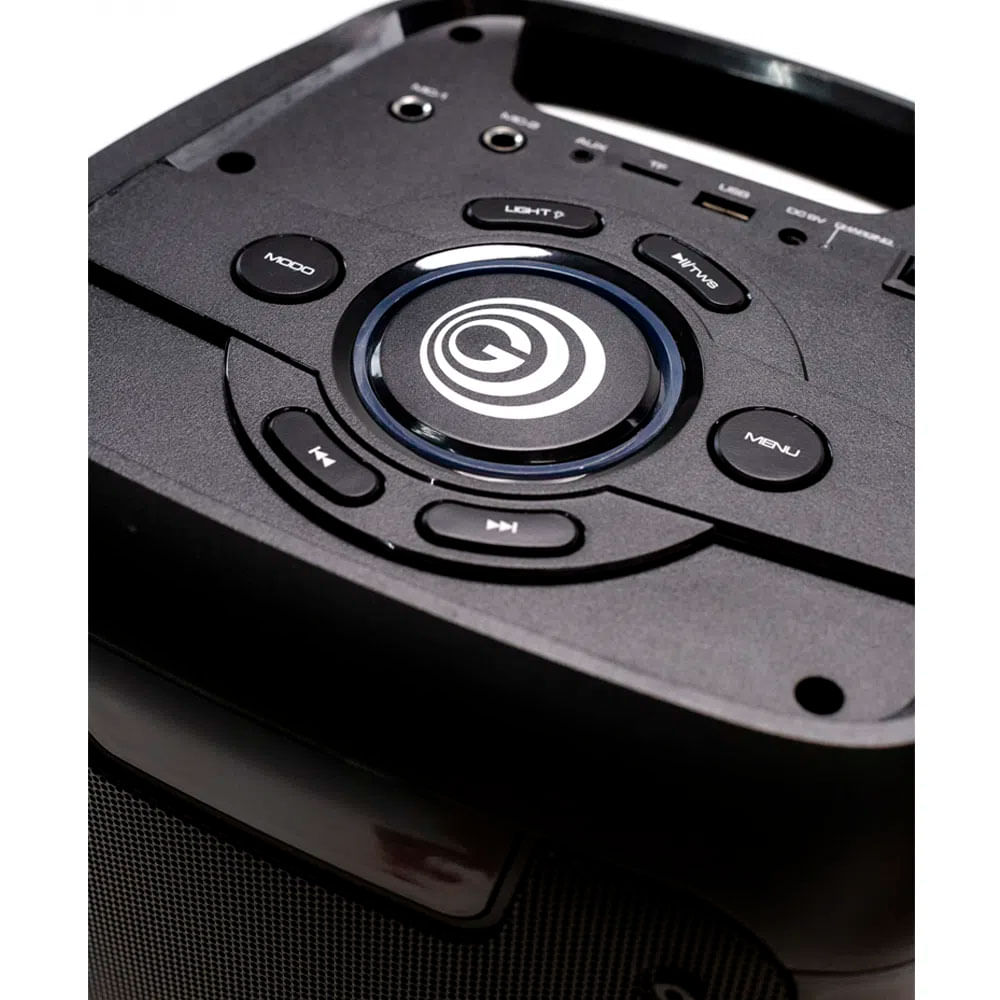 Caixa Amplificada Gradiente GCA201 Extreme Colors Bass Bomm 400W ...