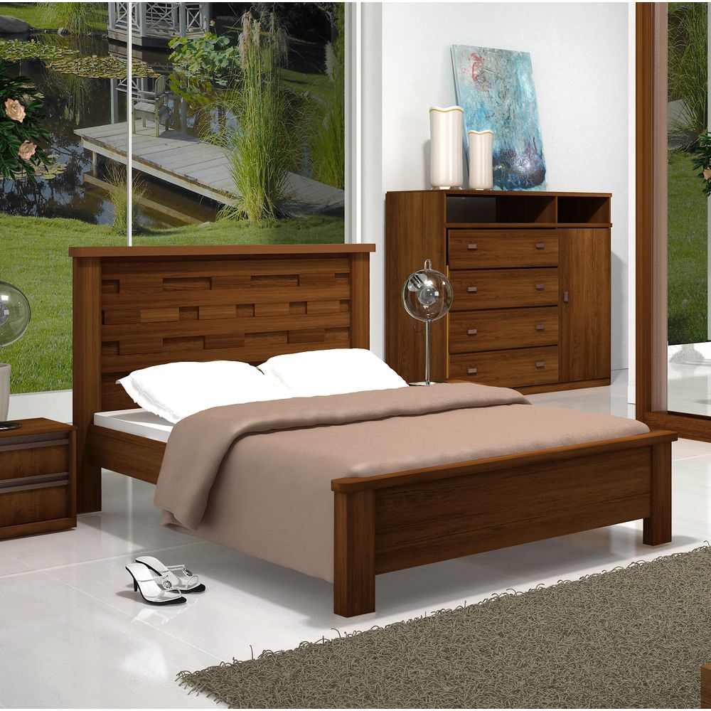 Cama Casal Bom Pastor New Vigor - AMENDOA - sipolatti