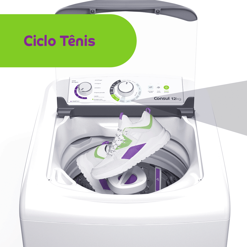 Máquina de Lavar Consul 12 kg Branca com Dosagem Econômica e Ciclo ...